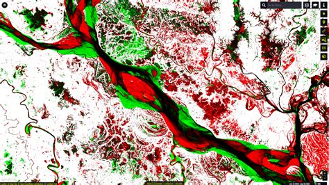 Global Surface Water Occurrence Change Intensity Visualisation Script