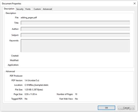 java 使用pdfbox对pdf文件进行相关操作 java pdfbox csdn博客