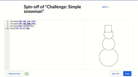 Javascript Adding A Hat To The Simple Snowman Computer Programming