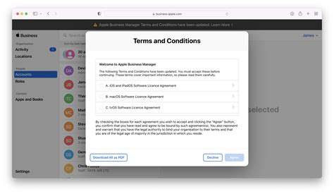 apple school manager apple business manager agreeing to terms and conditions help centre
