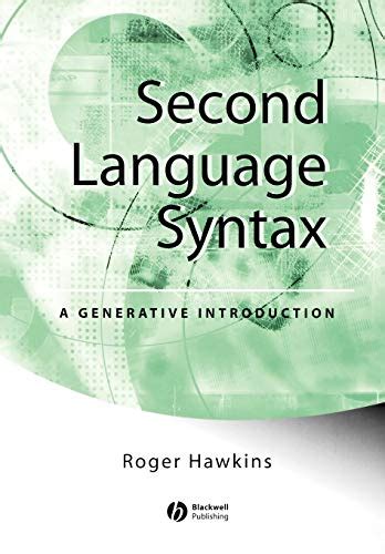 syntax a generative introduction first edition abebooks