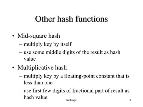 ppt hashing ii powerpoint presentation free download id 3569167