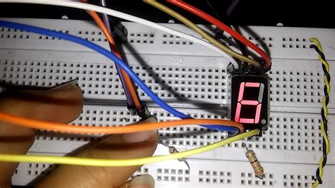 display 7 segmentos y un pulsador con arduino youtube