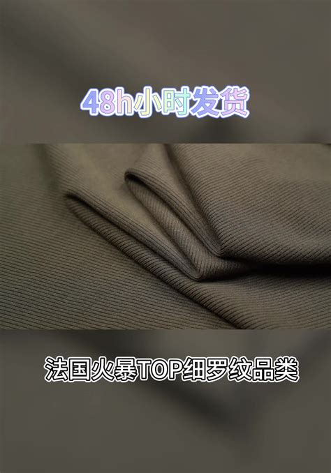 230G拉架2 2罗纹布 40S人棉氨纶针织布肌理坑条罗纹布料 螺纹面料 阿里巴巴
