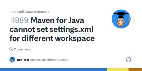 Maven For Java Cannot Set Settings Xml For Different Workspace Issue