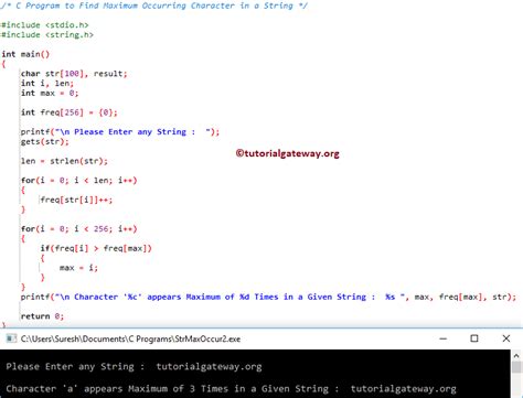 c program to count repeated character in a string corporationbrown