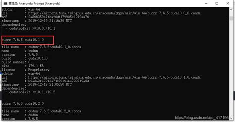 win10系统下使用anaconda在虚拟环境下安装多版本cuda及cudnn 虚拟环境中conda list cudnn csdn博客