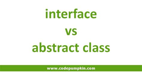 Difference Between Abstract Class And Interface In Java