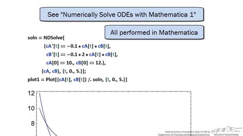 numerically solve odes with mathematica 2 youtube