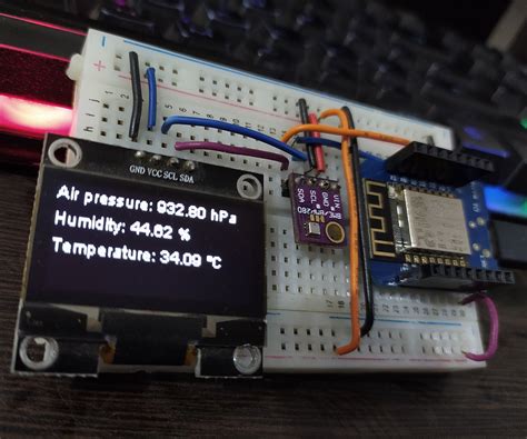 Weather Station Using Wemos D1 Mini Bme280 And Sensate 6 Steps Instructables