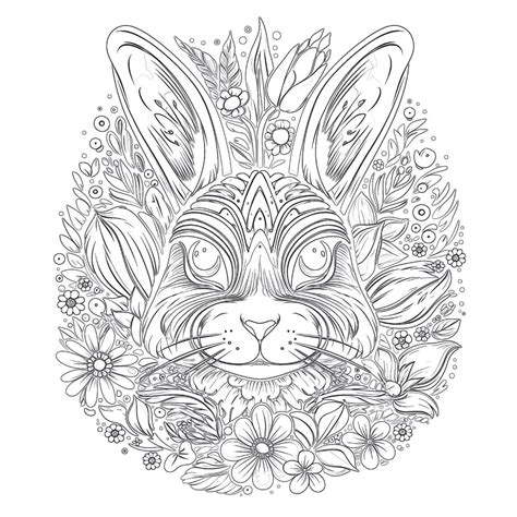 Adult Coloring Easter Coloring Pages Mimi Panda