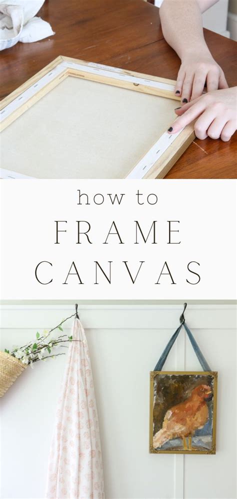 Inexpensive Way To Frame Canvas Art Step By Step Guide