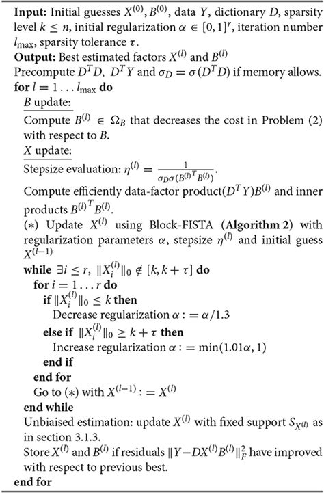 frontiers dictionary based low rank approximations and the mixed sparse coding problem
