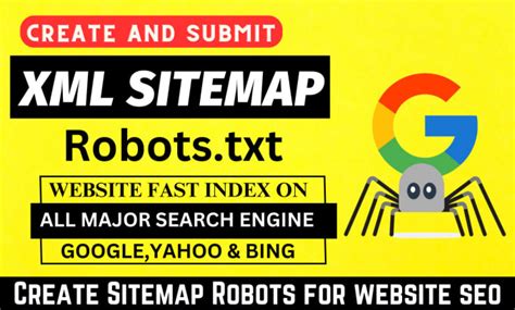 Create And Submit Xml Sitemap And Robots Txt File For Website Google