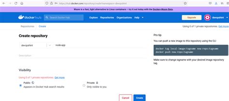 build and push docker image to dockerhub using github actions