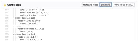 Merge Conflicts Gitlab