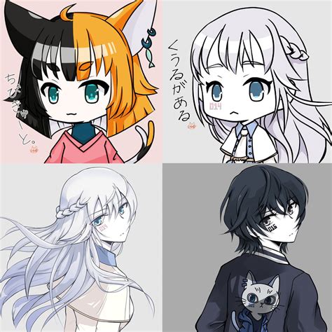 三毛崎🐱みけざき🐈lineスタンプ準備中🐈 On Twitter 🐱chibi Coolgirl（eth） Coolgirlnft Imotoakiraの公式二次創作