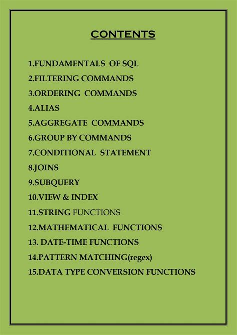 sql command reference pdf connect 4 programming