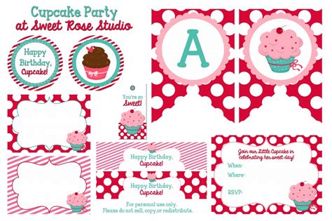 11 Birthday Month Cupcakes With Printable Photo Free Printable