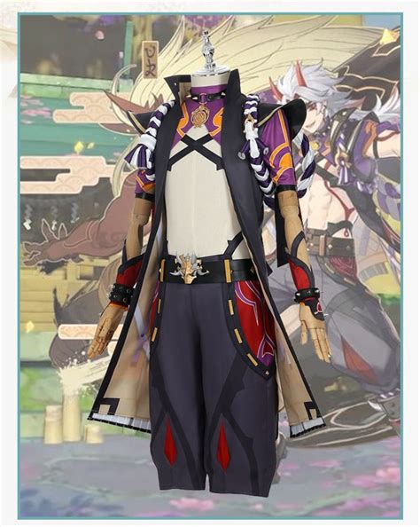 Genshin Impact Arataki Itto Cosplay Costume Halloween Etsy Australia