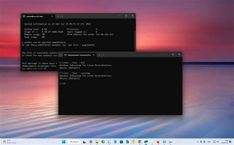 如何列出 Windows 11 上已安装的 WSL 发行版
