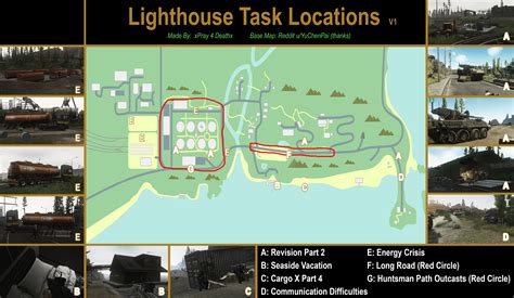 Lighthouse Tasks Location Map R EscapefromTarkov