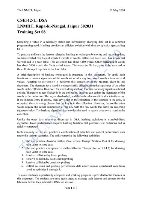pdf data structures and algorithms training set 08