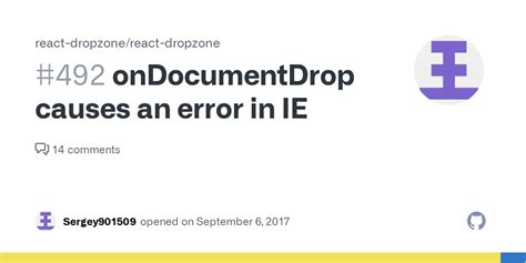 Ondocumentdrop Causes An Error In Ie Issue React Dropzone