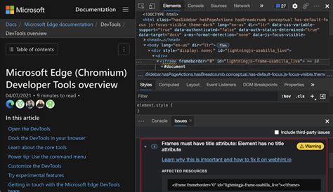 novedades de devtools microsoft edge 101 microsoft edge development