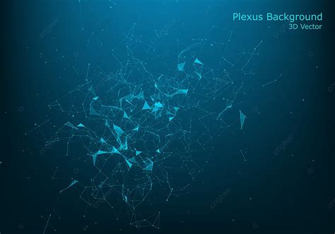 Abstract Plexus Background With Connected Lines And Dots Background