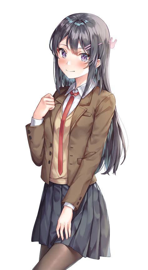 Kokose Seishun Buta Yarou Series Sakurajima Mai Pantyhose Seifuku Sweater 728482 Yandere