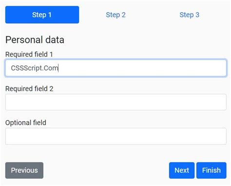 Create A Multi Step Form In Bootstrap Enchanter CSS Script Atelier