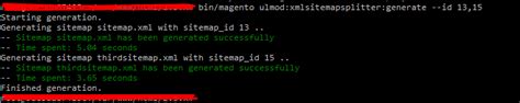 Magento Xml Sitemap Splitter Divider Extension Ulmod