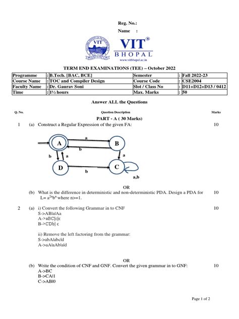 d11 d12 d13 0412 cse2004 toc and compiler design 100382 pdf formalism deductive