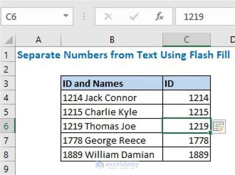 How To Separate Numbers In Excel Using Formula 5 Ways ExcelDemy