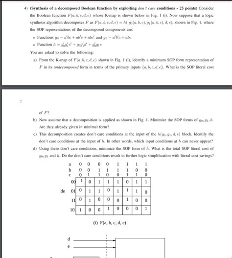 4 synthesis of a decomposed boolean function by