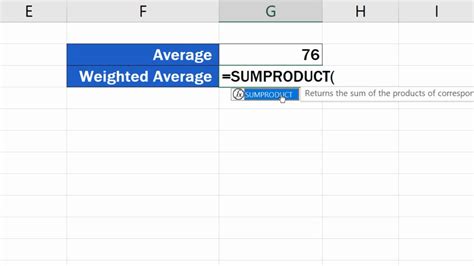 how to calculate the weighted average in excel easyclick academyeasyclick academy
