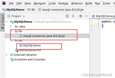 java idea 连接mysql数据库并查询数据——jdbc idea2021 java连接mysql数据库用一个网页连接可以在连接中有id查询mysql表中数据 csdn博客