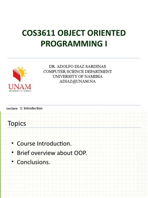 lecture 1 pdf class computer programming object computer science
