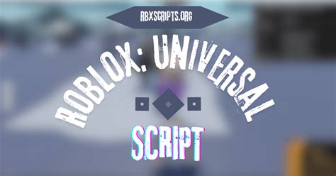 Roblox Universal Script Rbx Scripts