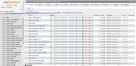 cara export dan import database mysql