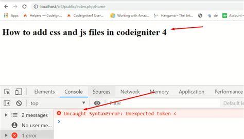 how to add css and js files in codeigniter 4 shekz tech