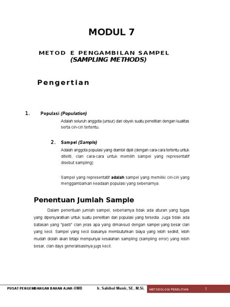 sampling strategies pdf