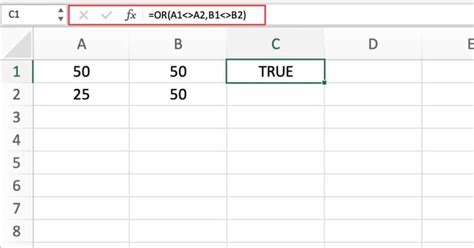 does not equal operator in excel sheet leveller
