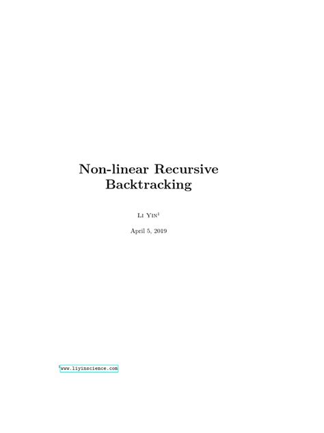 backtracking pdf pdf discrete mathematics combinatorics