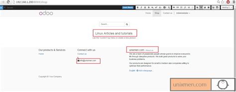 How To Install Odoo In CentOS 7 Unixmen