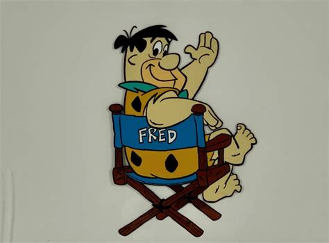 Lot Hanna Barbera Animation Cel Fred Flintstone