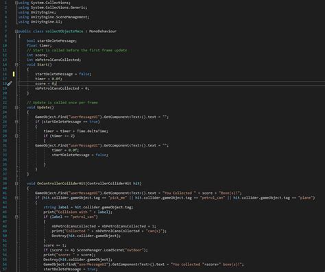 getting object reference not set to an instance of an object r unity3d