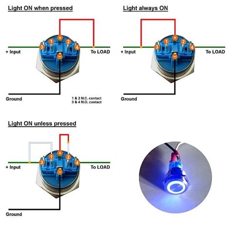 How To Wire A Push Button On Off Switch At Justin Hardy Blog