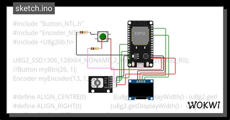 enum menu wokwi arduino and esp32 simulator